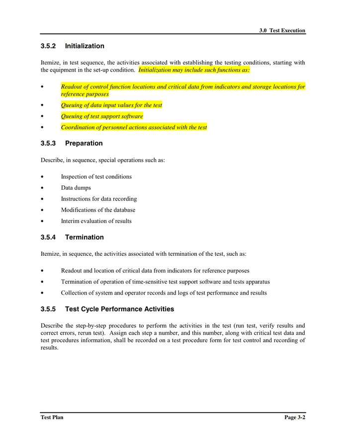 Test Plan Template In Word And Pdf Formats Page 16 Of 16