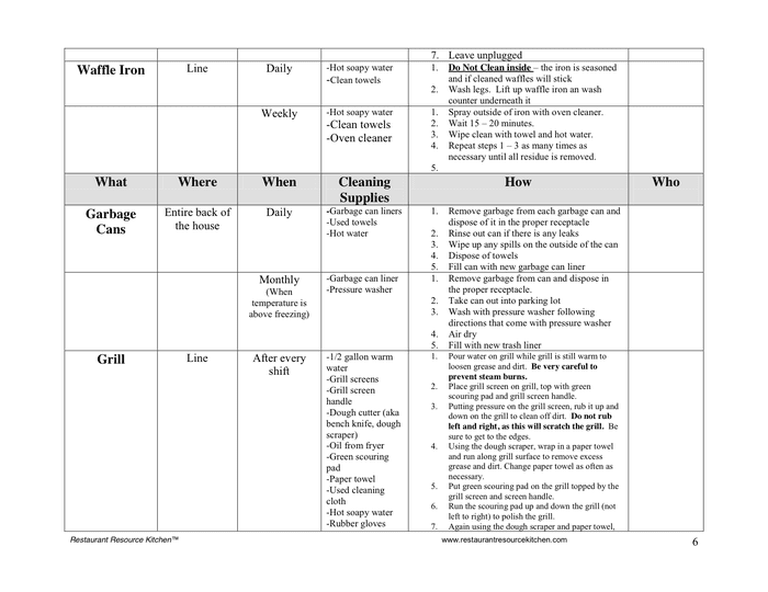 master-cleaning-schedule-in-word-and-pdf-formats-page-6-of-14