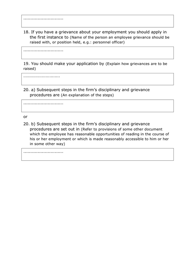 Written Statement Template Form HS 02 UK In Word And Pdf Formats