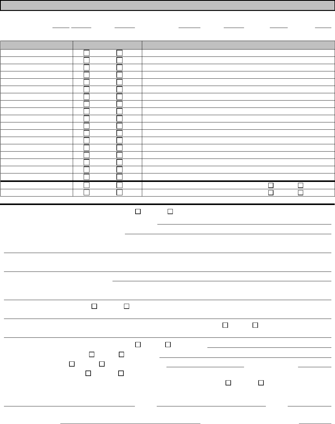 Annual physical Examination Form Example In Word And Pdf Formats Page 
