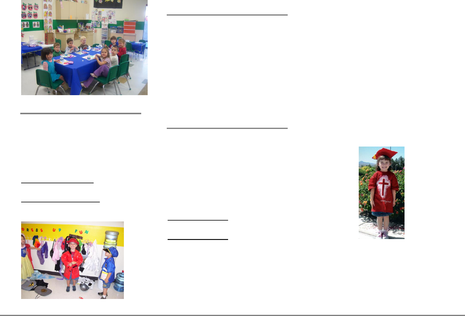 Preschool Brochure In Word And Pdf Formats Page 2 Of 2