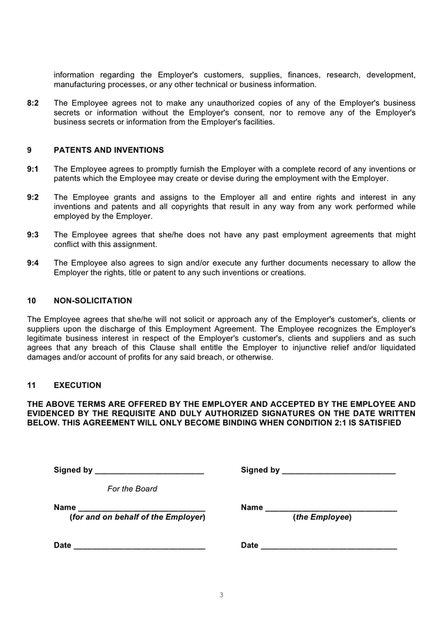 Employment Agreement Hong Kong In Word And Pdf Formats Page 3 Of 3 employment-agreement-hong-kong-in-word-and-pdf-formats-page-3-of-3