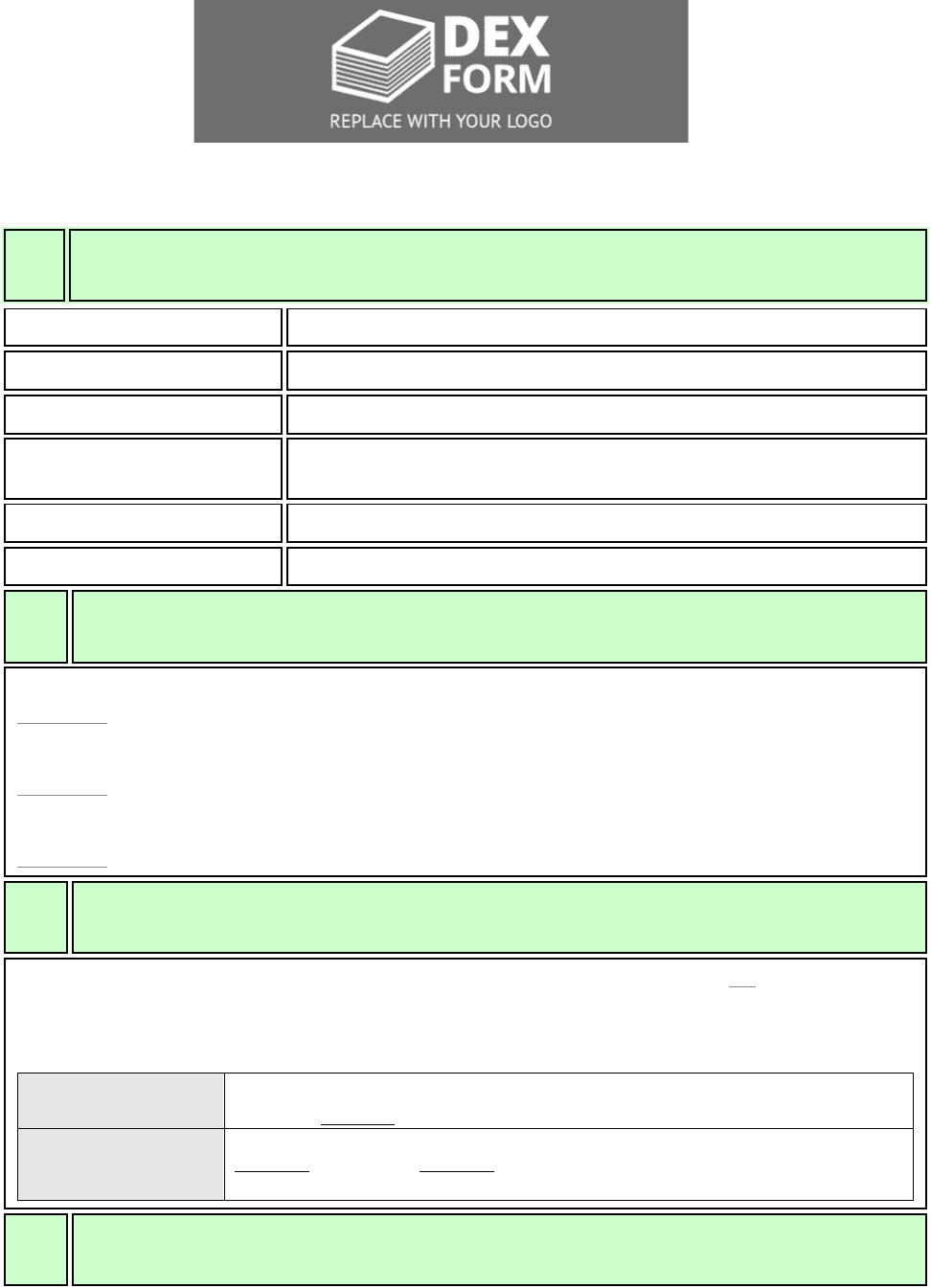 Standard Operating Procedure Template In Word And Pdf Formats