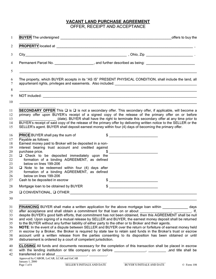 Purchase Agreement Template Download Free Documents For PDF Word And 