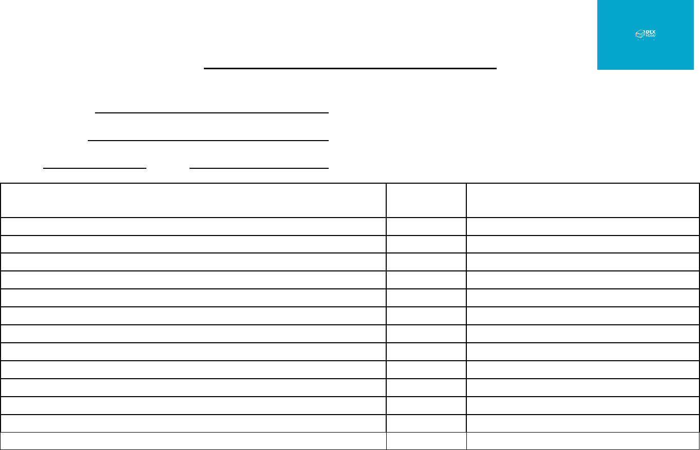 Workplace inspection checklist for offices in Word and Pdf formats