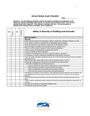 School safety audit checklist in Word and Pdf formats