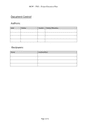 Project execution plan in Word and Pdf formats - page 3 of 12
