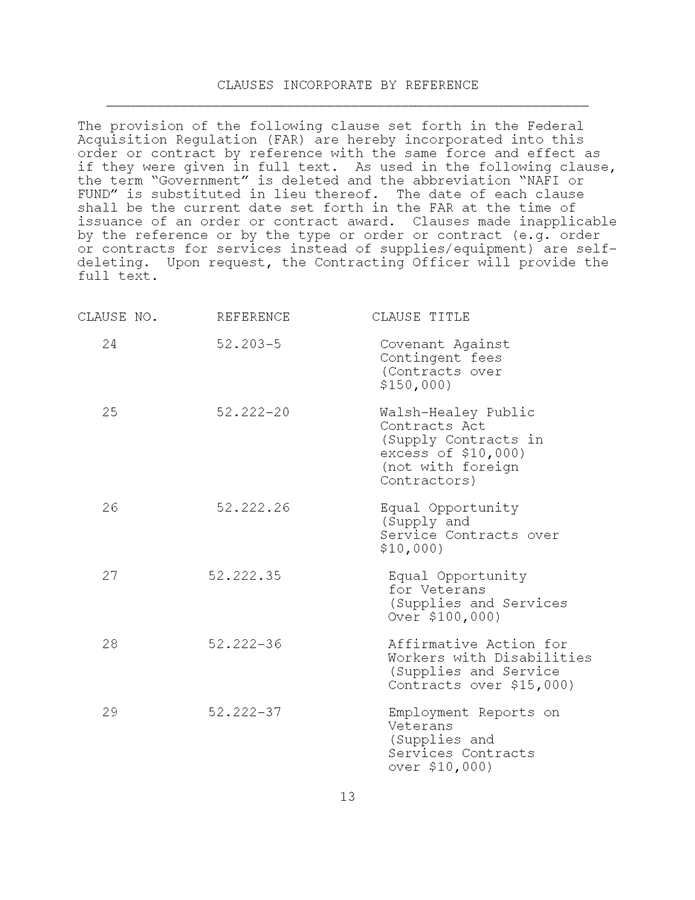 Sample entertainment contract in Word and Pdf formats - page 13 of 14