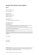 Collection Letter Template - download free documents for PDF, Word and ...