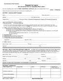 leave request form