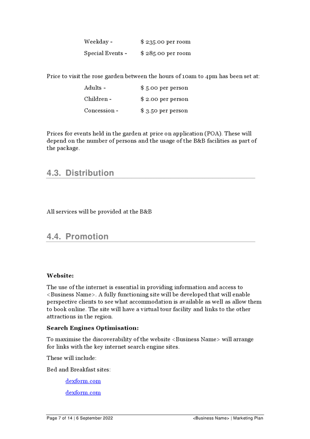 Marketing Plan Template In Word And Pdf Formats Page 10 Of 17