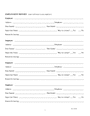 Application for employment - barber shop in Word and Pdf formats