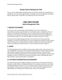 Sample safety management plan - healthcare org in Word and Pdf formats ...
