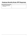 Employee benefits broker RFP responses in Word and Pdf formats - page 7 ...