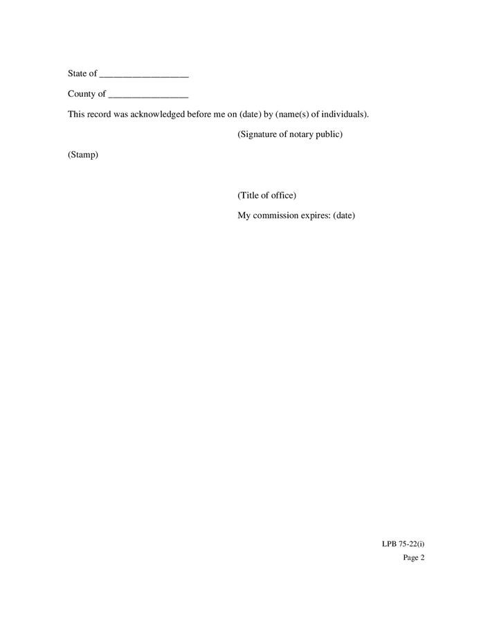 Appointment of successor trustee template in Word and Pdf formats ...