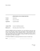 Appointment Letter Sample - download free documents for PDF, Word and Excel