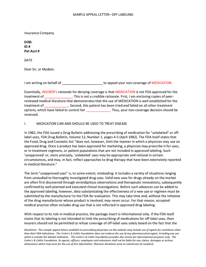 Appeal Letter Sample - download free documents for PDF, Word and Excel