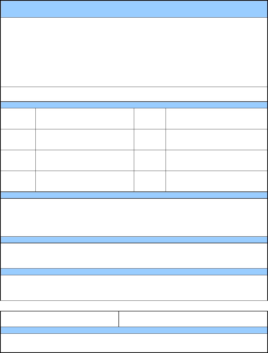 COSHH risk assessment form in Word and Pdf formats - page 2 of 2 COSHH risk assessment form in Word and Pdf formats - page 2 of 2