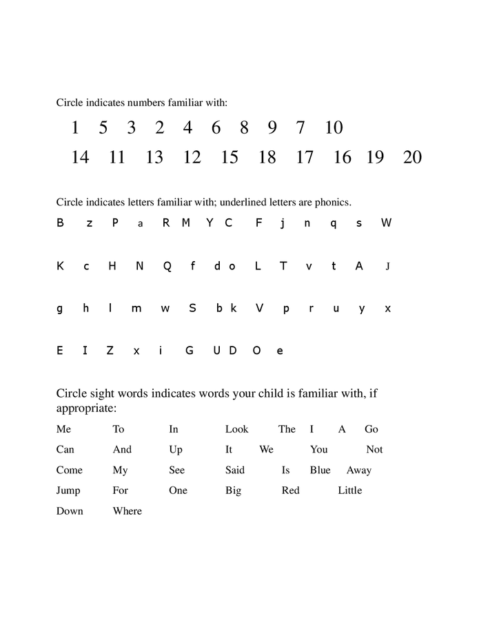 Preschool child evaluation form in Word and Pdf formats - page 4 of 5