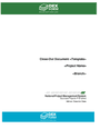 Project close-out document template in Word and Pdf formats