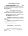 Concert performance agreement template in Word and Pdf formats