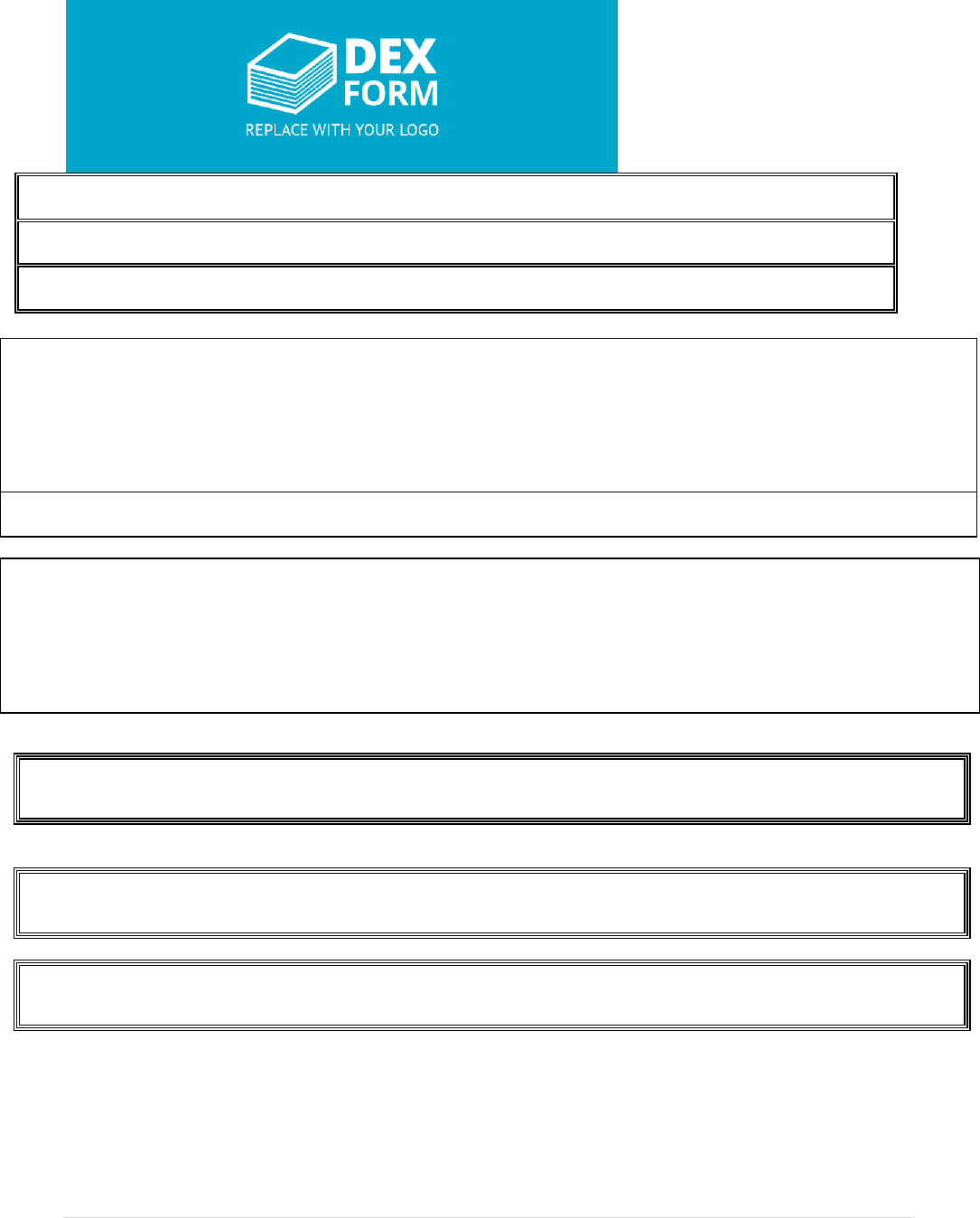 Employee 180-day performance review in Word and Pdf formats - page 3 of 3