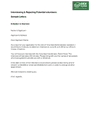 Sample selection and rejection letters for volunteer applicants in Word ...