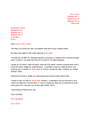 Letter for maternity leave to an employer in Word and Pdf formats