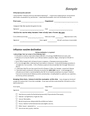 Influenza vaccine consent form in Word and Pdf formats