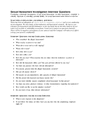 Sexual harassment investigation interview questions in Word and Pdf formats