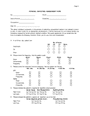 Physical capacities assessment form in Word and Pdf formats