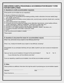 Accommodation Request Form