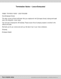 Termination notice – leave exhausted in Word and Pdf formats