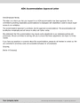 ADA accommodation approval letter in Word and Pdf formats