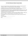 W-2 form electronic delivery consent notice in Word and Pdf formats