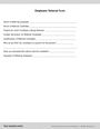 Employee referral form in Word and Pdf formats