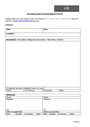 Accident and incident report form in Word and Pdf formats