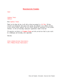 Rejection letter template in Word and Pdf formats