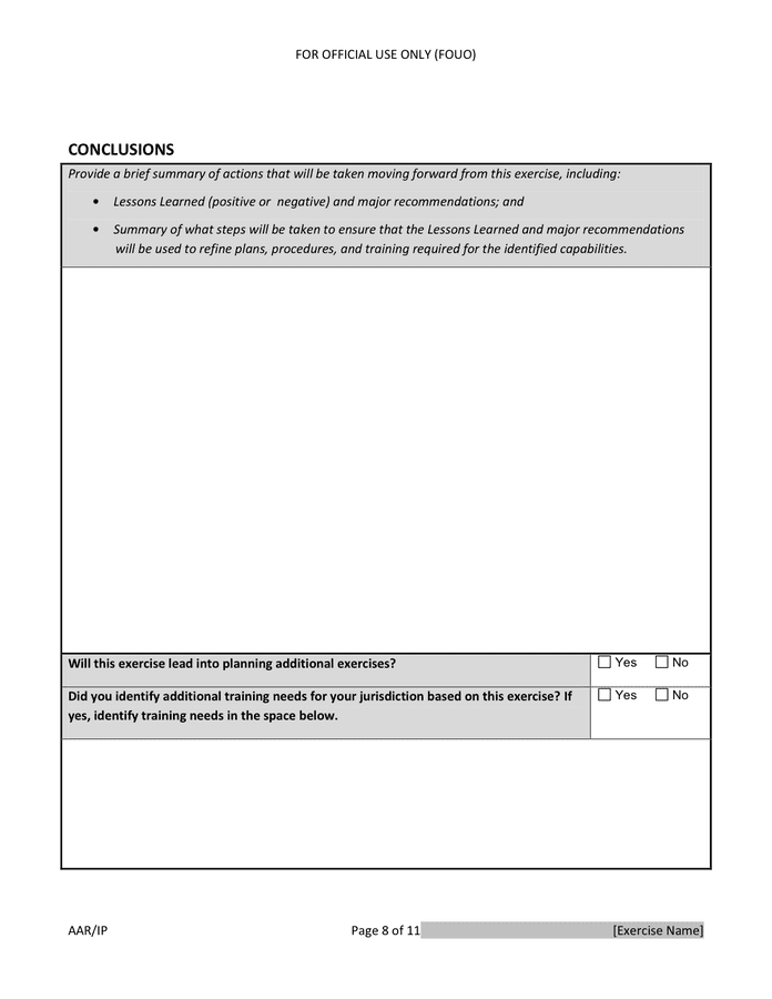 Executive Summary In Word And Pdf Formats Page 8 Of 11