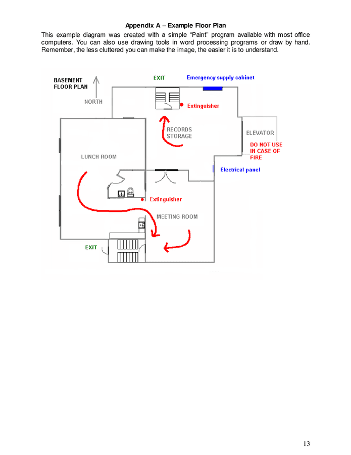Emergency response plan template in Word and Pdf formats - page 13 of 20