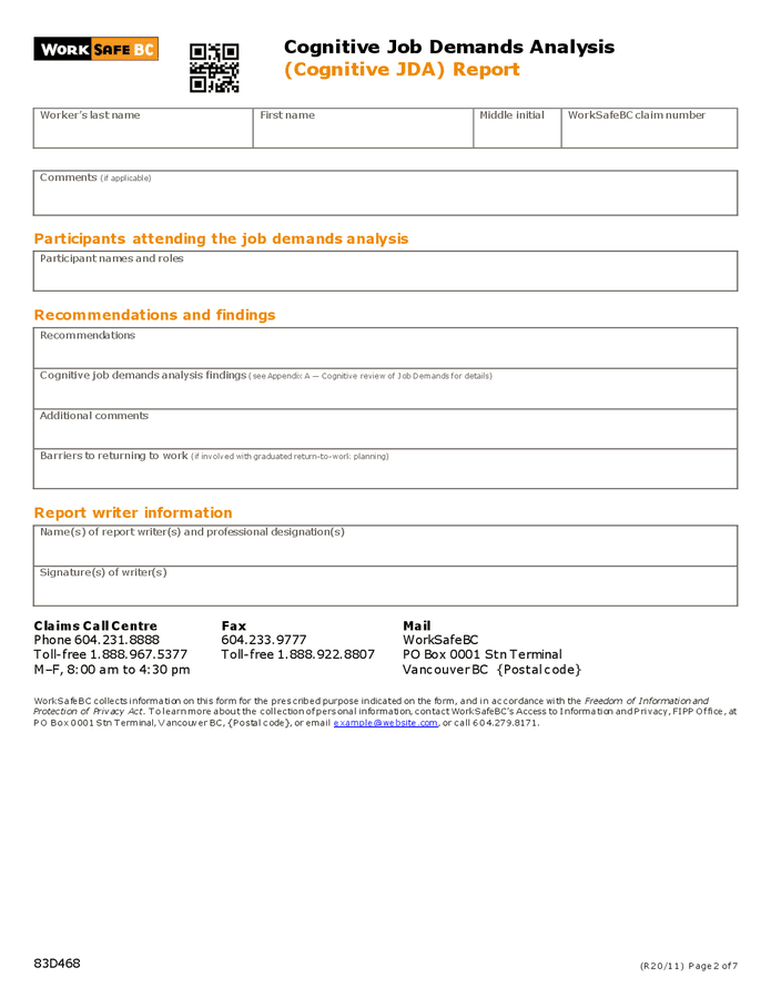 Cognitive JDA report in Word and Pdf formats - page 2 of 7