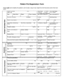 Patient pre-registration form (medical facility) in Word and Pdf formats