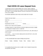 Paid Covid-19 leave request form in Word and Pdf formats