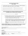 Employee self-certification form in Word and Pdf formats