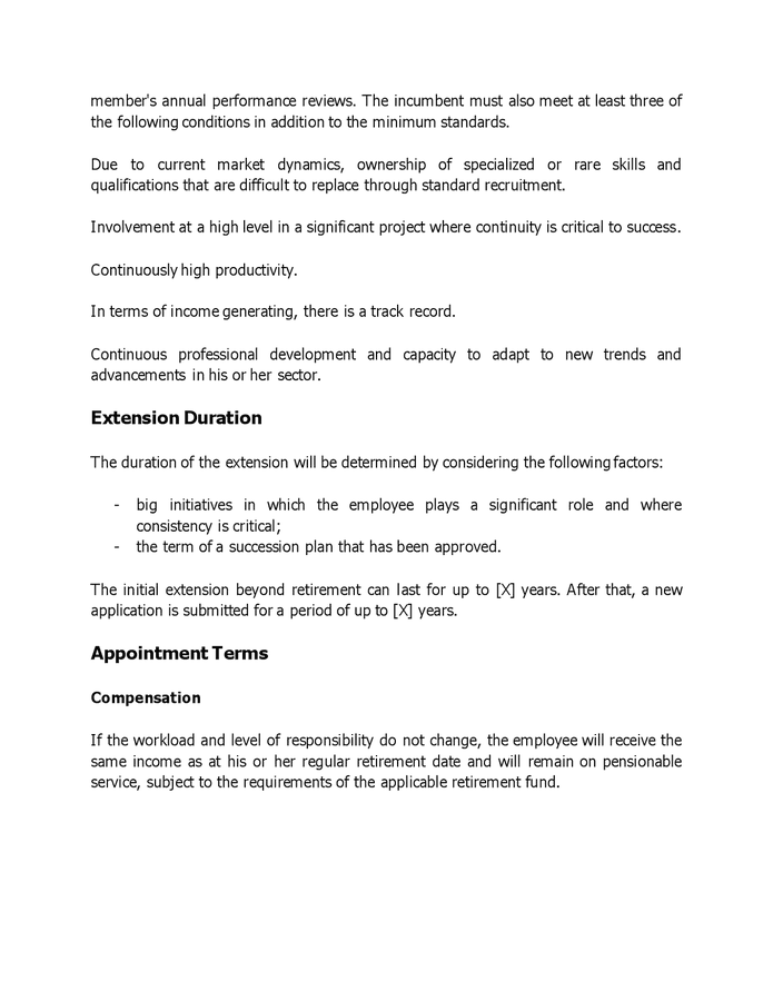 Retirement policy in Word and Pdf formats - page 4 of 4