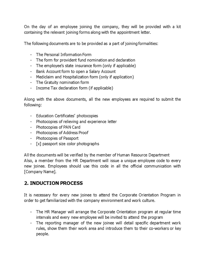 Joining and induction policy in Word and Pdf formats - page 2 of 3