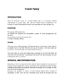 Sample travel policy in Word and Pdf formats - page 2 of 3