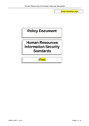 Data Protection and Information Security Policies - download free documents for PDF, Word and Excel