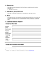 Project pilot report template in Word and Pdf formats - page 6 of 7