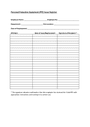 Personal protective equipment (PPE) issue register in Word and Pdf formats
